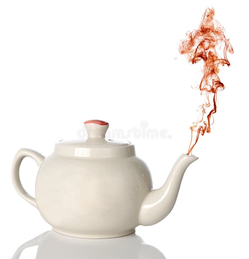 Tea Pot and Steam stock photo. Image of kettle, object - 36020588