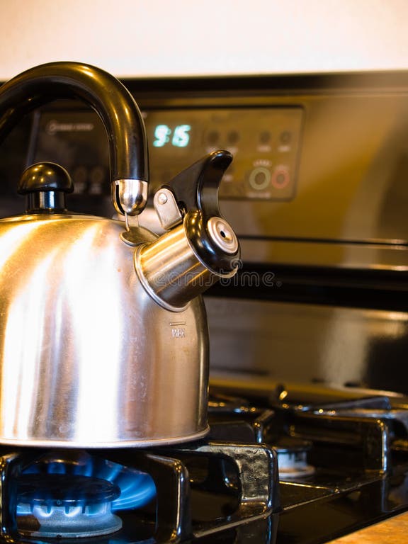 Tea Pot on Stove stock photo. Image of tableware, kettle - 21267694
