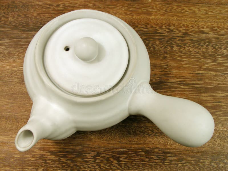 Tea pot-upper view stock photo. Image of refresh, crafts - 580318