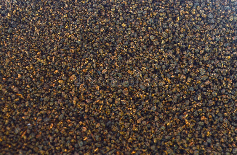 Tea Powder Closeup Top View Stock Image - Image of chai, black: 93957189