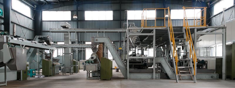 Tea production workshop stock image. Image of mechanization - 71506673