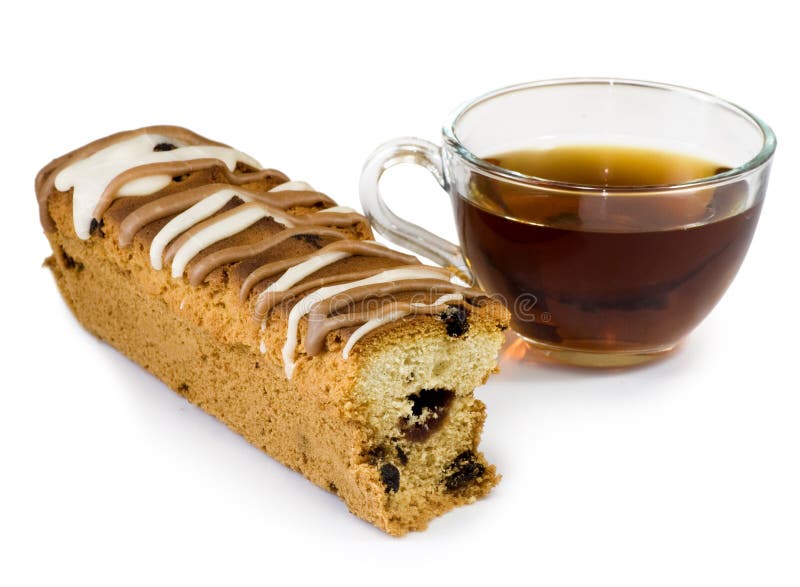 Tea and roll closeup stock photo. Image of lice, life - 48702526