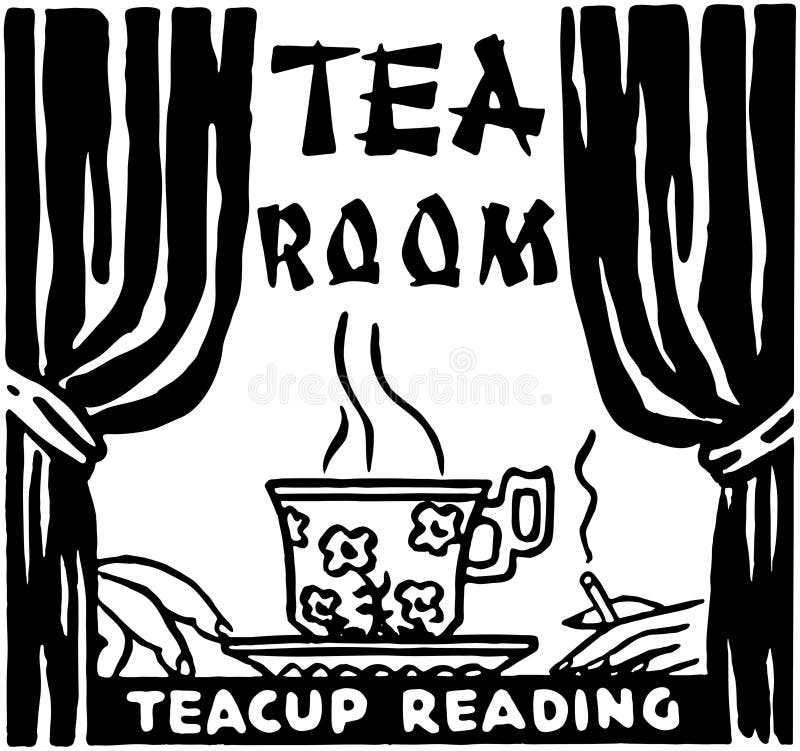 Tea Room 2 stock vector. Illustration of retro, diners - 42094410