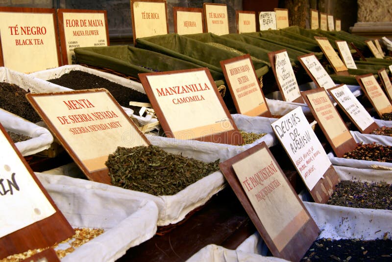 Tea for sale stock photo. Image of market, drink, tropical - 13769444