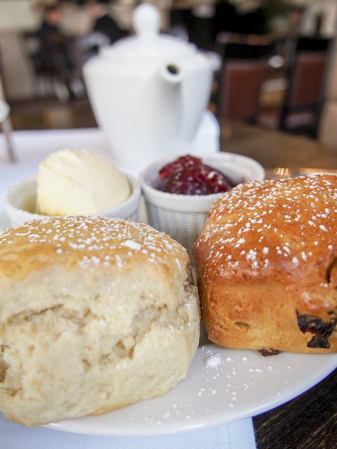 Tea and Scones stock photo. Image of sweet, england, high - 84236550