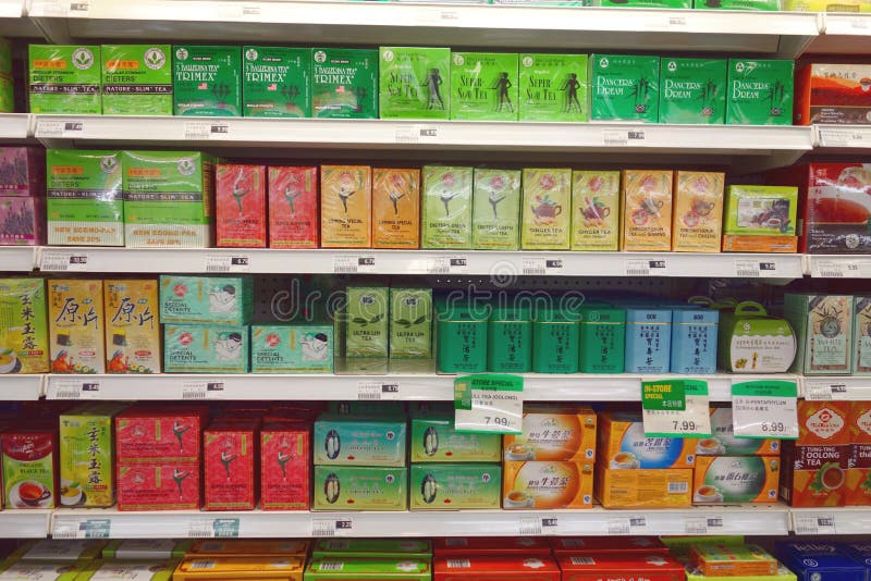 Tea Selection editorial stock image. Image of asian, items - 64923664