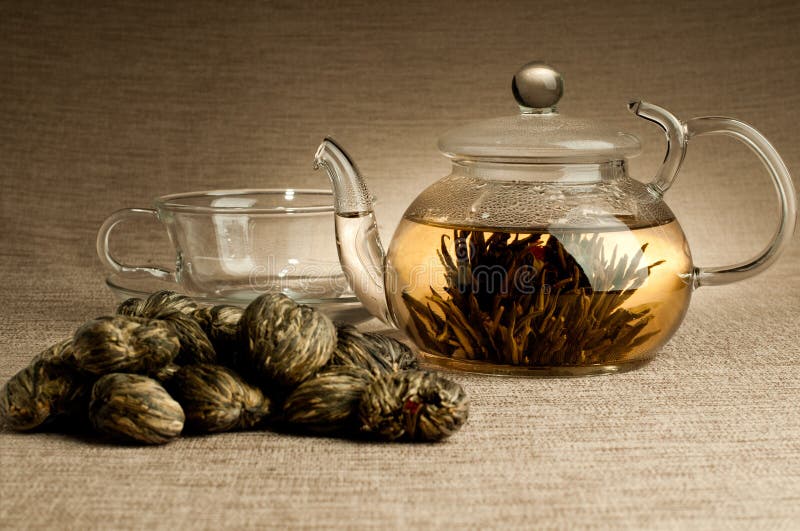 Tea service stock image. Image of beverage, clear, teapot - 23123843