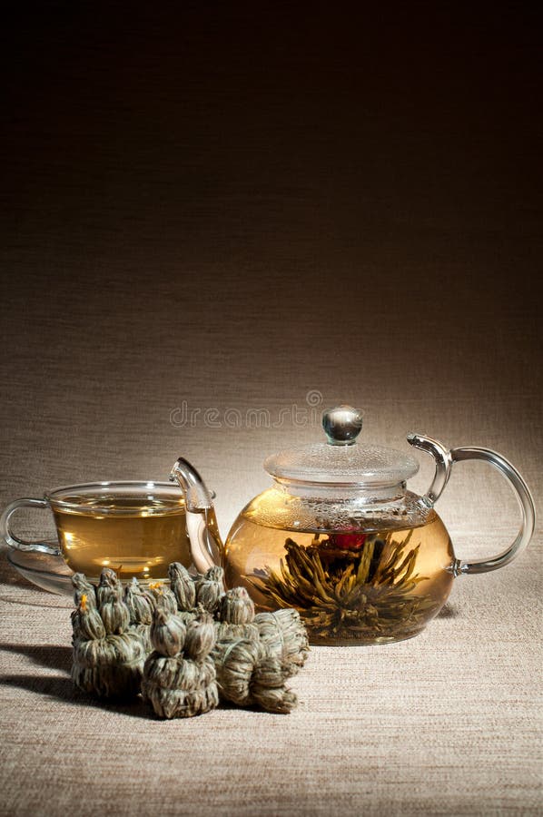 Tea in the morning stock image. Image of ceramics, teapot - 17739767