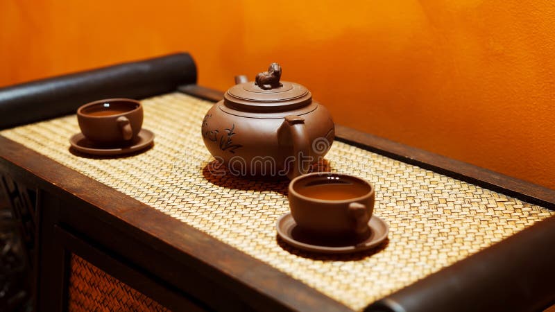 Tea service stock image. Image of relaxation, still, enjoyment - 39304265