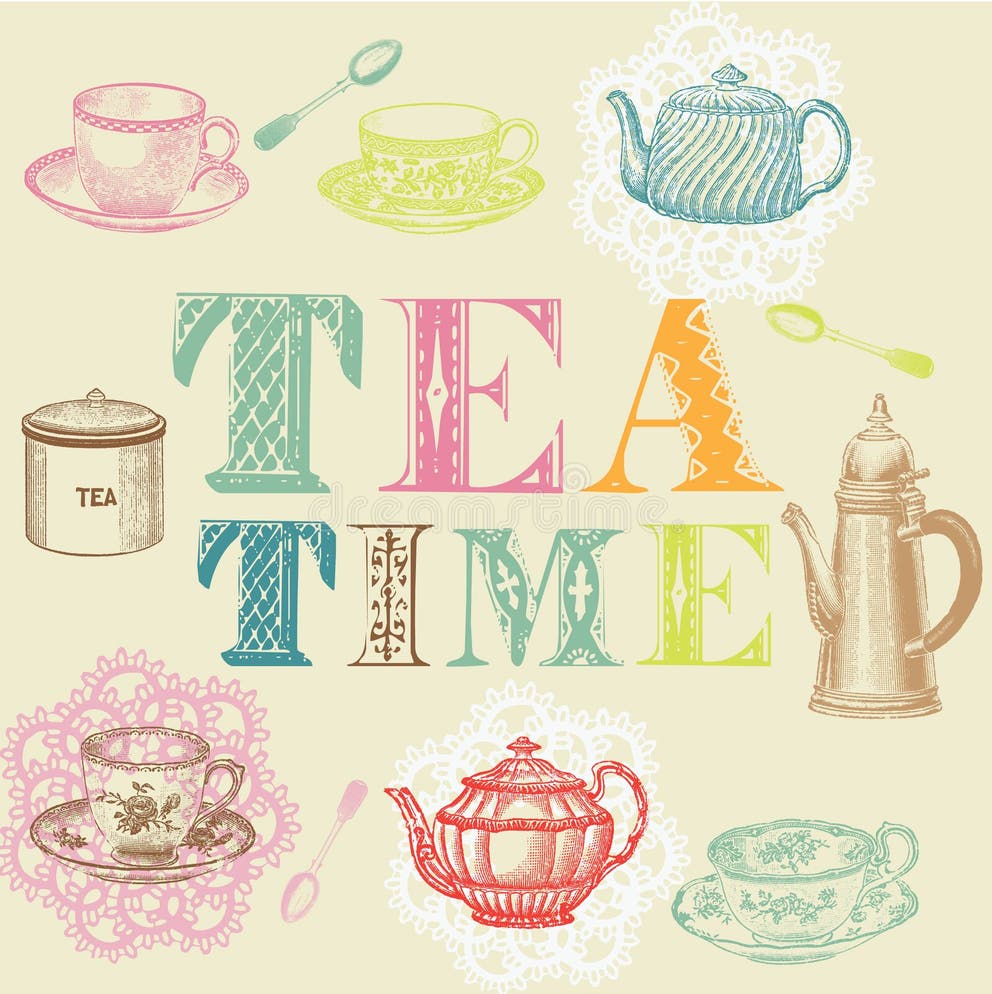 High Tea Vector Stock Illustrations – 4,309 High Tea Vector Stock ...
