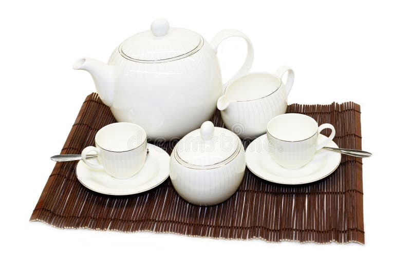 Tea set angle stock photo. Image of beverage, tableware - 7237752