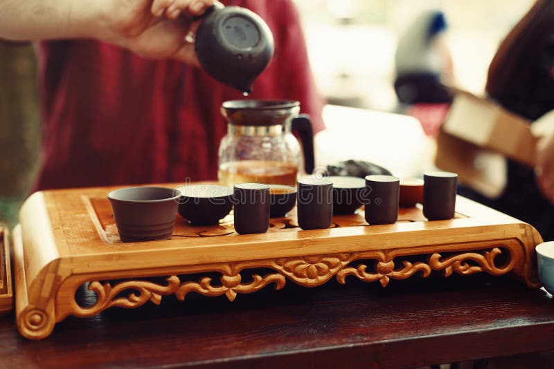 Tea Set for Tea Ceremony. Tea Ritual. Stock Photo - Image of healthy ...