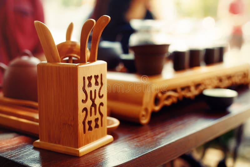 Tea Set for Tea Ceremony. Tea Ritual. Stock Image - Image of fresh ...