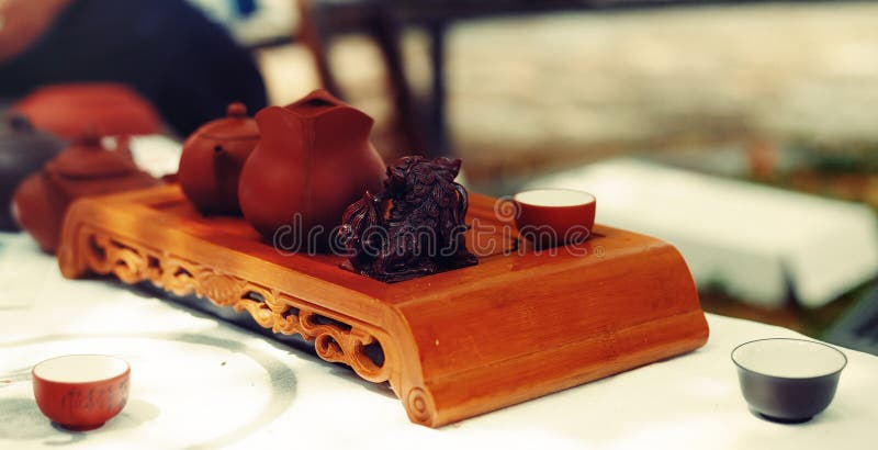 Tea Set for Tea Ceremony. Tea Ritual Stock Photo - Image of beverage ...