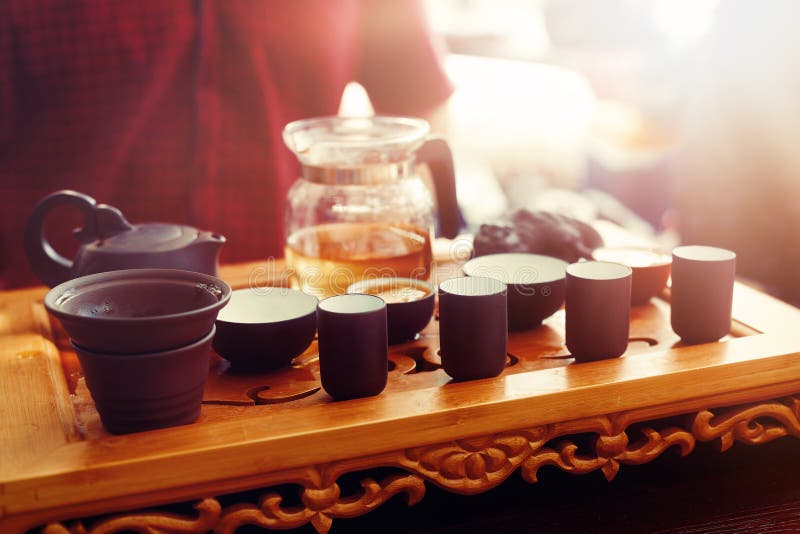 Tea Set for Tea Ceremony. Tea Ritual Stock Image - Image of ceremony ...