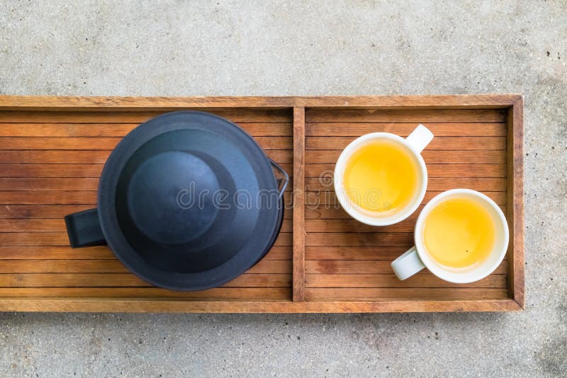 Tea set stock photo. Image of outdoor, ceramic, tray - 59452526