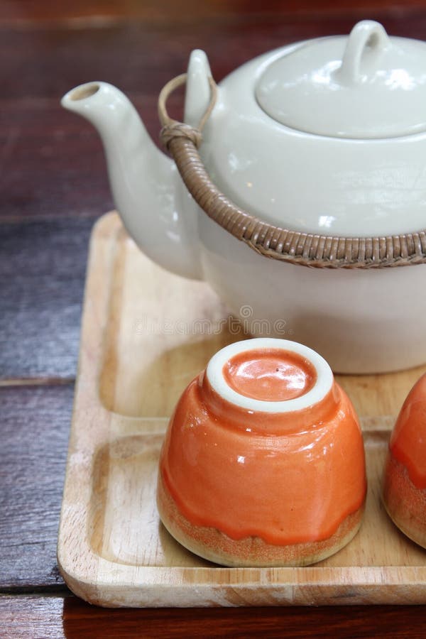 Tea set stock photo. Image of chinese, clay, kettle, gourmet - 81396486