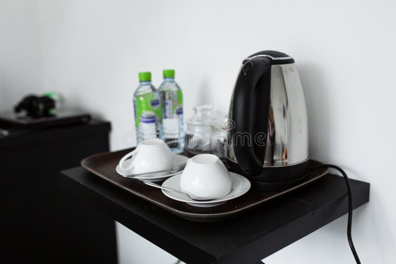 Tea Set in a Hotel Room in Sri Lanka Stock Photo - Image of clean ...