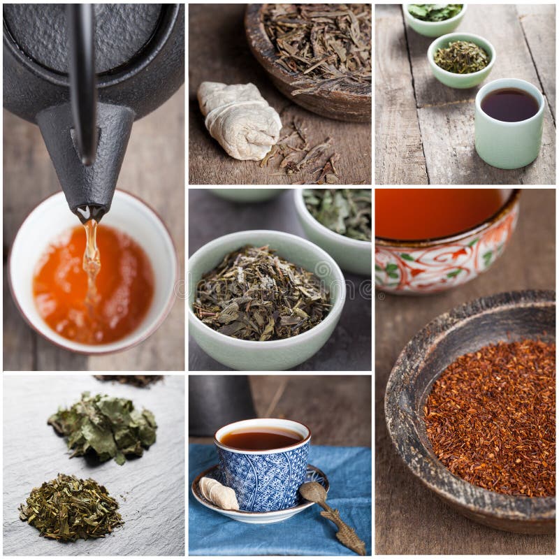 Tea set with tea crop stock image. Image of people, crop - 38725231