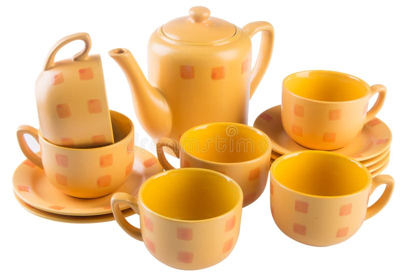 Tea Sets. Tea Sets on a Background Stock Photo - Image of glass ...