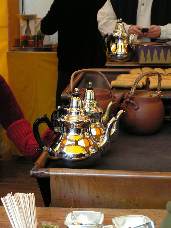 At the tea-shop stock image. Image of teakettle, spout, gastronomy - 48329