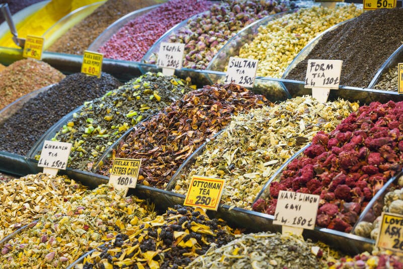 Tea Shop in Grand Bazaar, Istanbul, Turkey. Stock Image - Image of ...