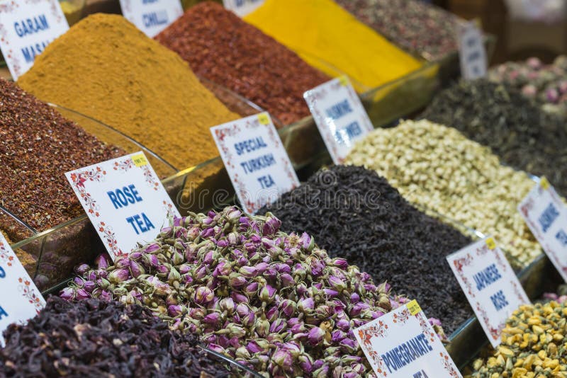 Tea Shop in Grand Bazaar, Istanbul, Turkey. Stock Photo - Image of ...