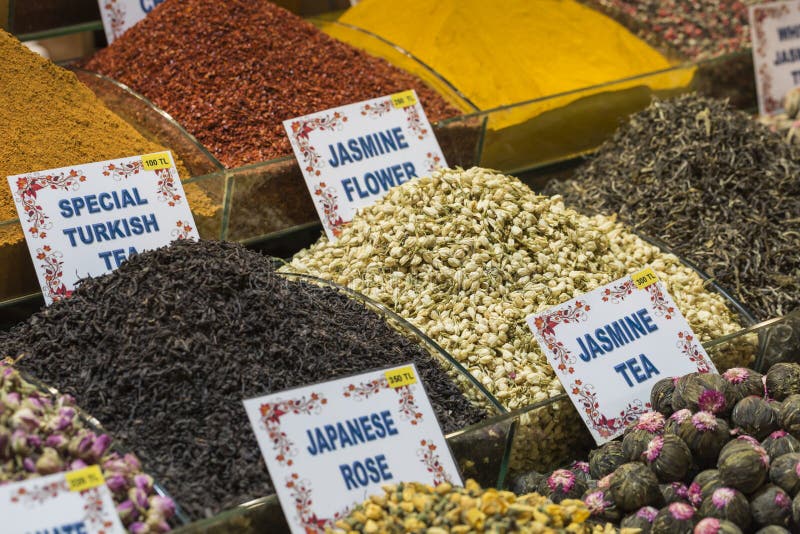 Tea Shop in Grand Bazaar, Istanbul, Turkey. Stock Photo - Image of ...