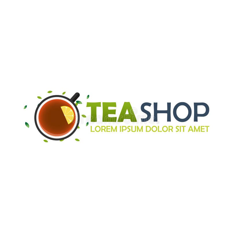 Tea Shop Logo Company. Tea Logo. Vector Logo Illustration. Stock ...