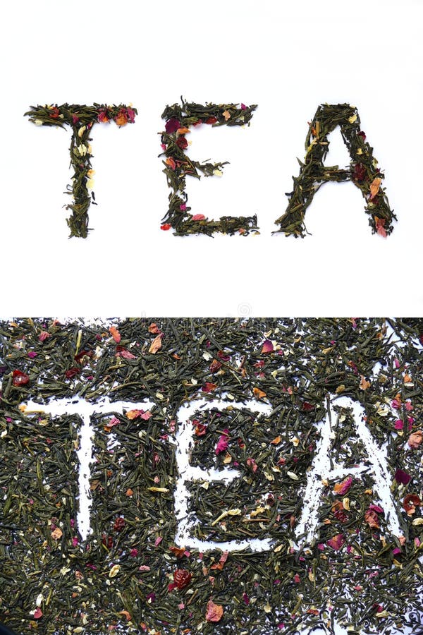Tea sign stock image. Image of organic, agriculture, word - 9852191