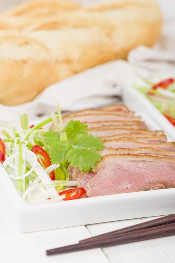 Tea Smoked Duck stock photo. Image of food, fried, crispy - 35623682