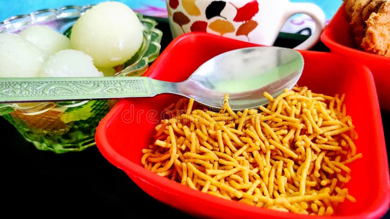 Tea and Snacks with Sweets for Guests Stock Image - Image of homemade ...