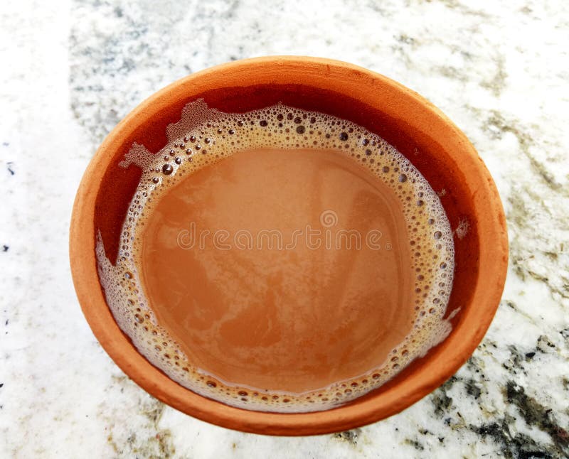 Soil Made Tea Cup, Indian Soil Made Tea Pot. Organic Tea Cup Stock ...