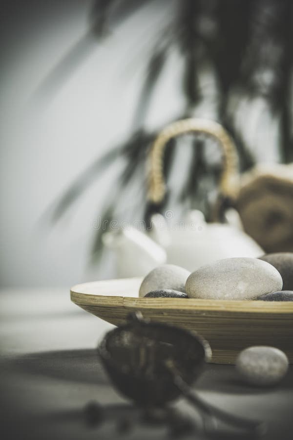 Tea and SPA composition stock image. Image of candle - 116696871