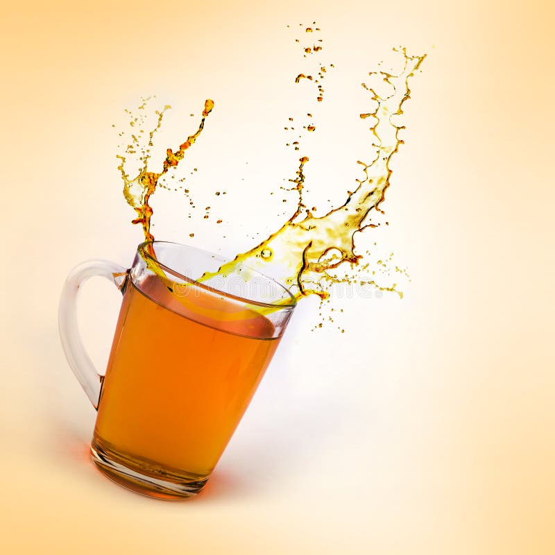 Tea Splash stock photo. Image of colors, leaves, english - 27077210