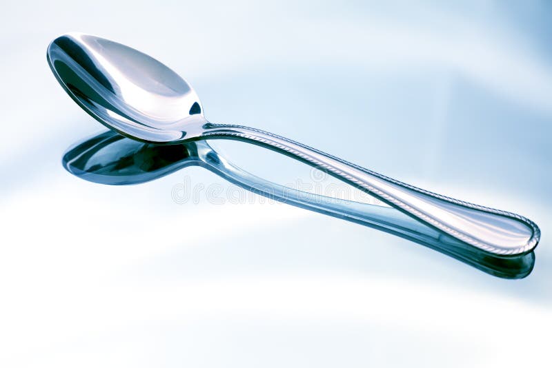 Tea spoon stock photo. Image of shiny, space, silverware - 19225102