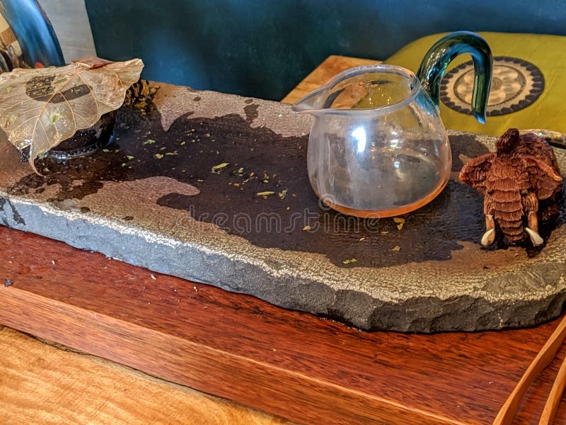 Tea stone and tea pet stock photo. Image of filter, elephant - 143757526