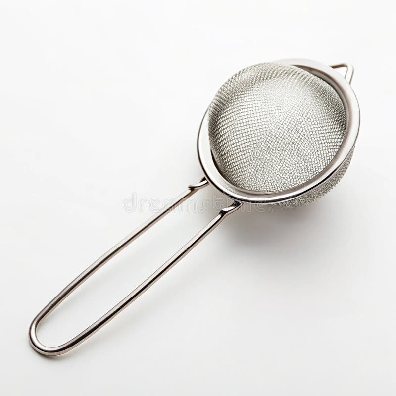 Tea Strainer with Fine Mesh Stock Illustration - Illustration of ...