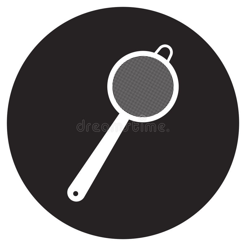 Tea strainer icon stock vector. Illustration of ceremony - 337455743