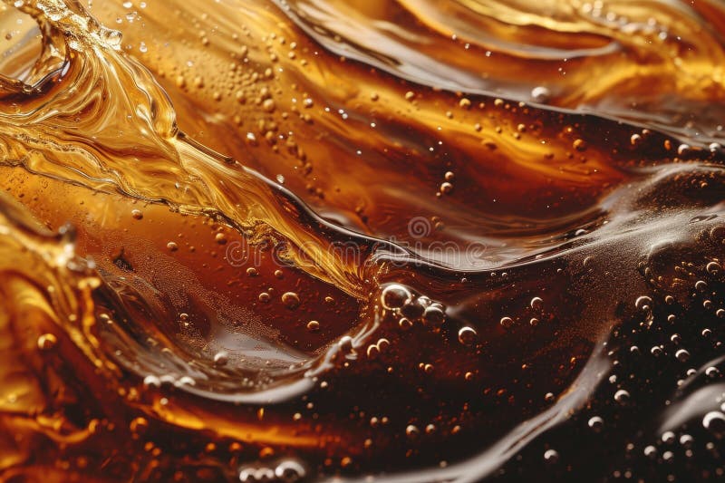 Tea Swirls: a Dance of Chaos Stock Illustration - Illustration of ...