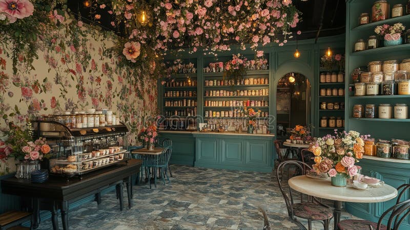 Tea-themed Cafe with a Floral, Romantic and a Wide Selection of Blends ...