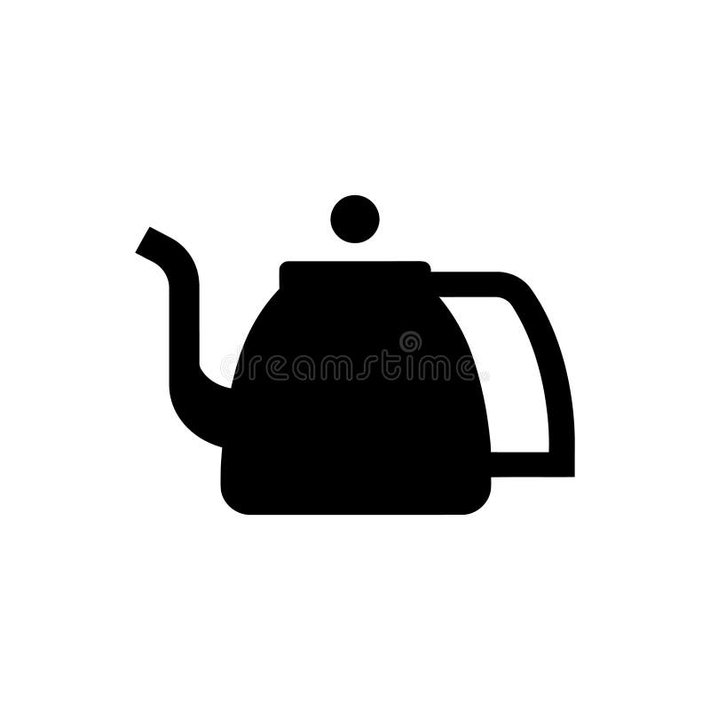 Tea Tide Brewer Kettle Icon Stock Vector - Illustration of design ...