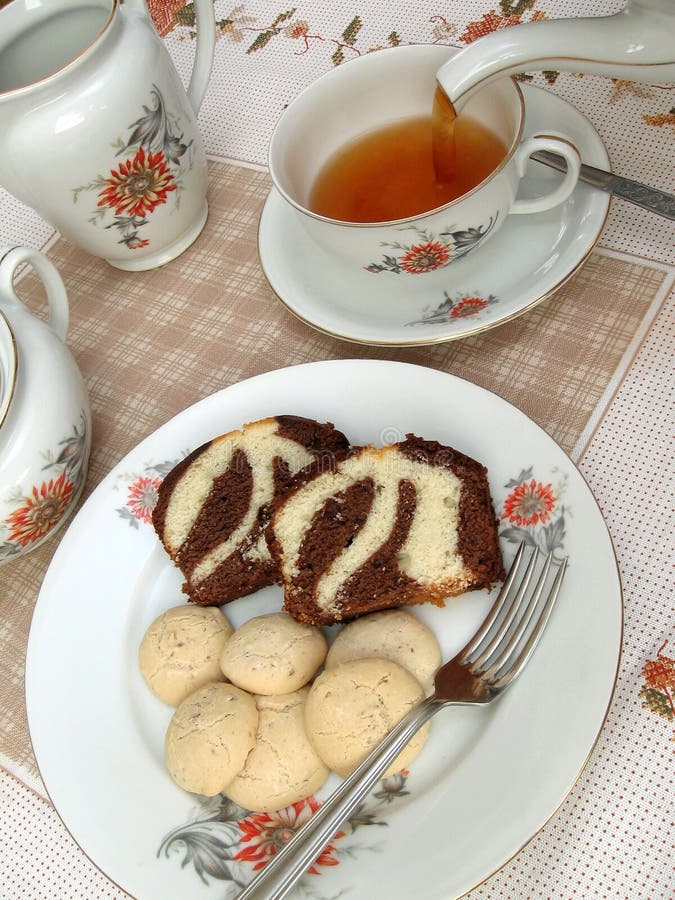 Tea time - 1 stock image. Image of serve, serving, beverage - 1238243