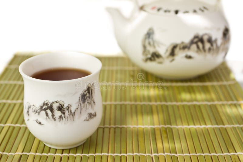 Tea time stock image. Image of bowl, water, drink, chinese - 22240907