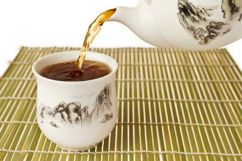 Tea time stock photo. Image of ceramic, water, chinese - 22240946