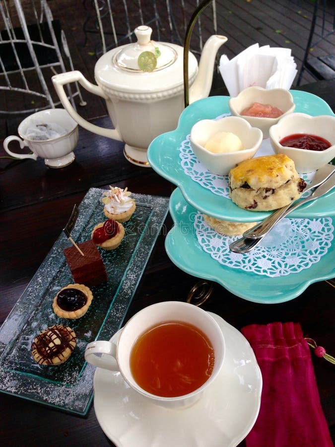 Tea time and afternoon tea stock photo. Image of asia - 53718776