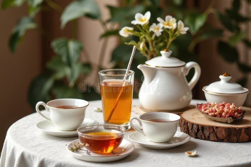 Tea Time Delights and Refreshing Beverages for Afternoon Relaxation ...