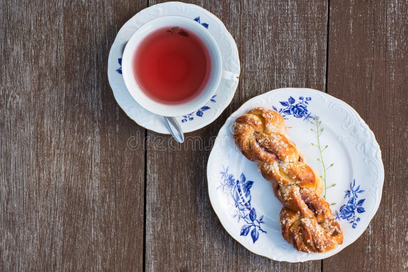 Tea time outside stock image. Image of dessert, rustic - 32637637