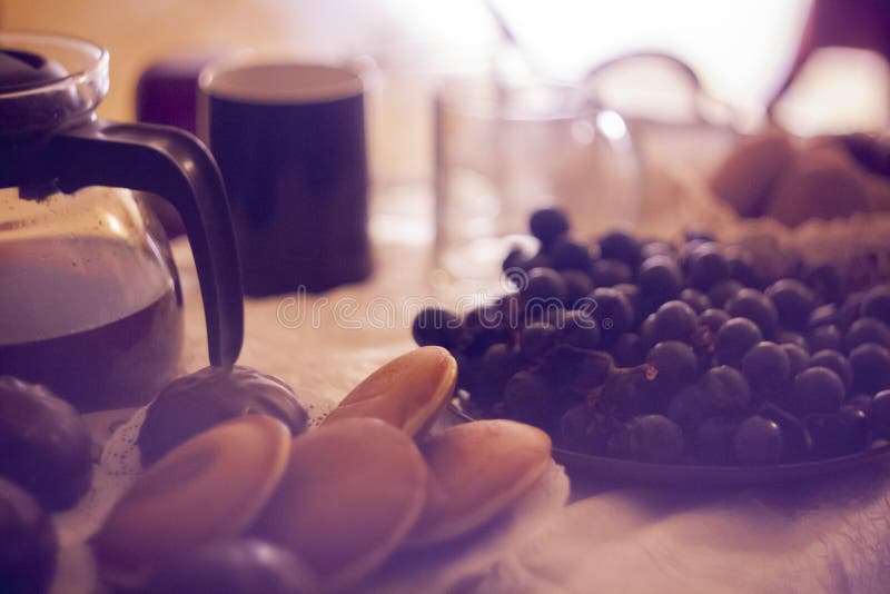 Tea time stock photo. Image of chocolate, waffle, time - 48141000