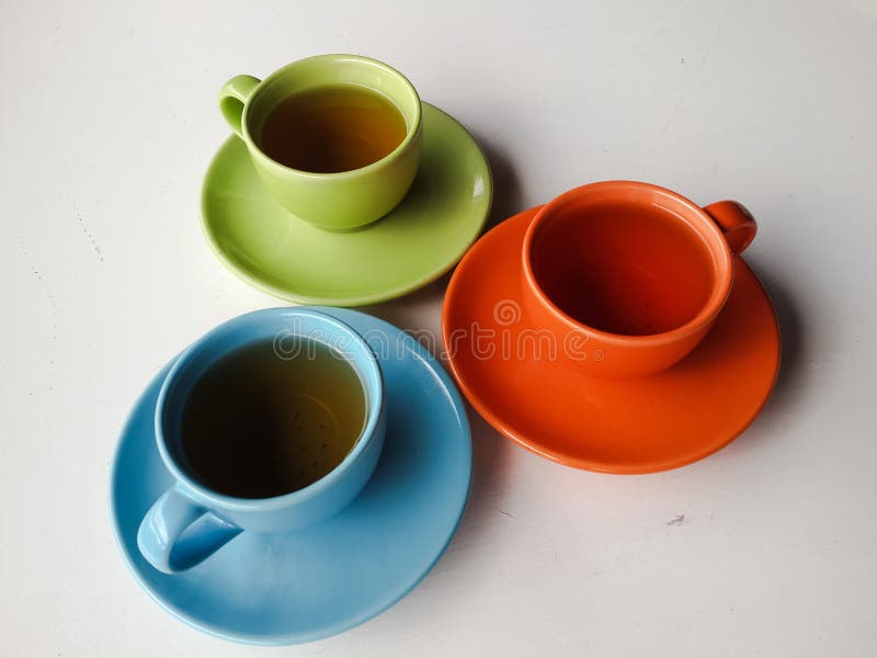 Tea time stock photo. Image of three, time, cups - 49378742